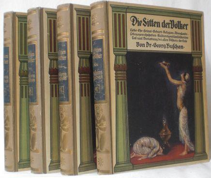 die sitten der voelker von georg buschan, Erstausgabe - ZVAB