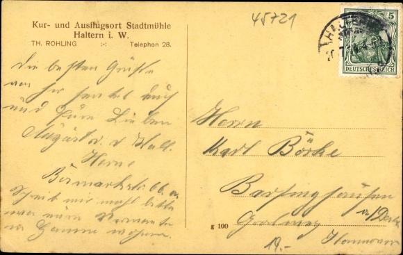 Ansichtskarte Postkarte Haltern Am See Paradies Der Roten Erde Inh
