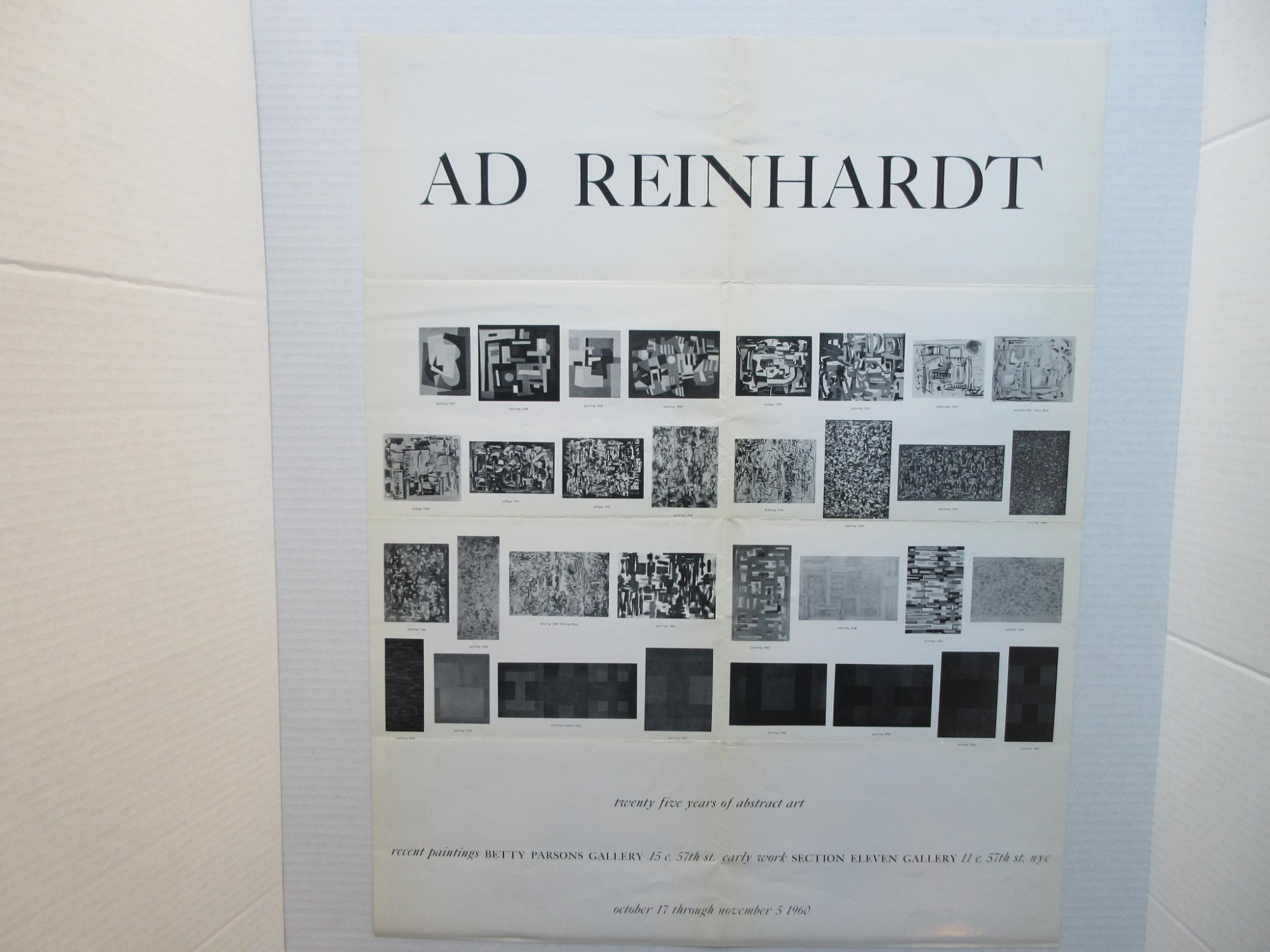 Ad Reinhardt Twenty Five Years of Abstract Art, Recent Paintings by ...