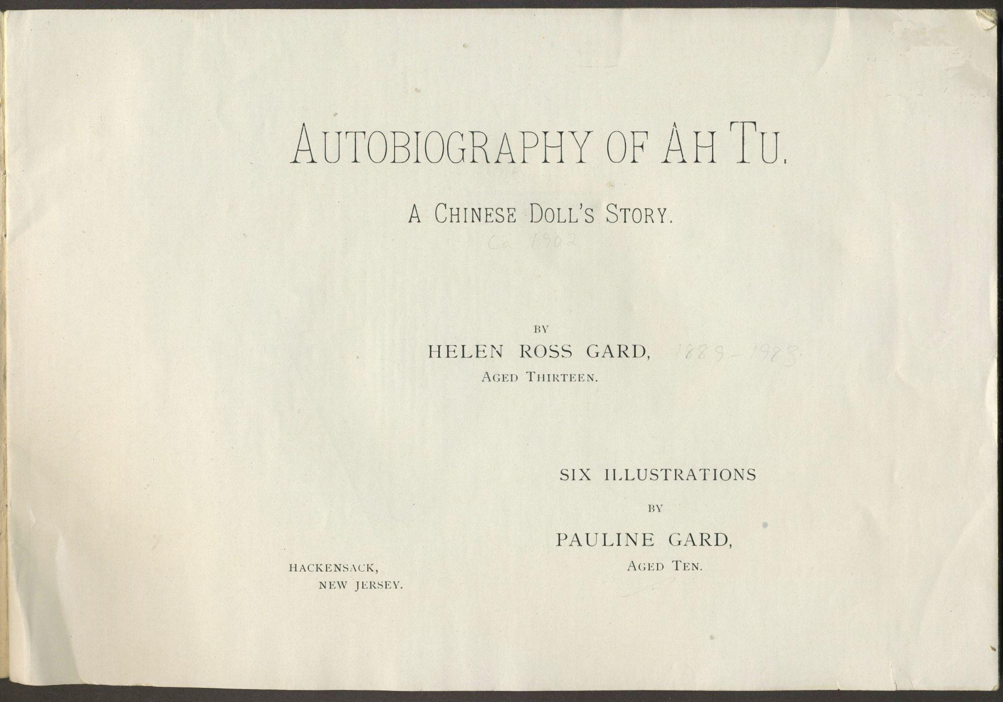 Autobiography of Ah Tu | Barnebys