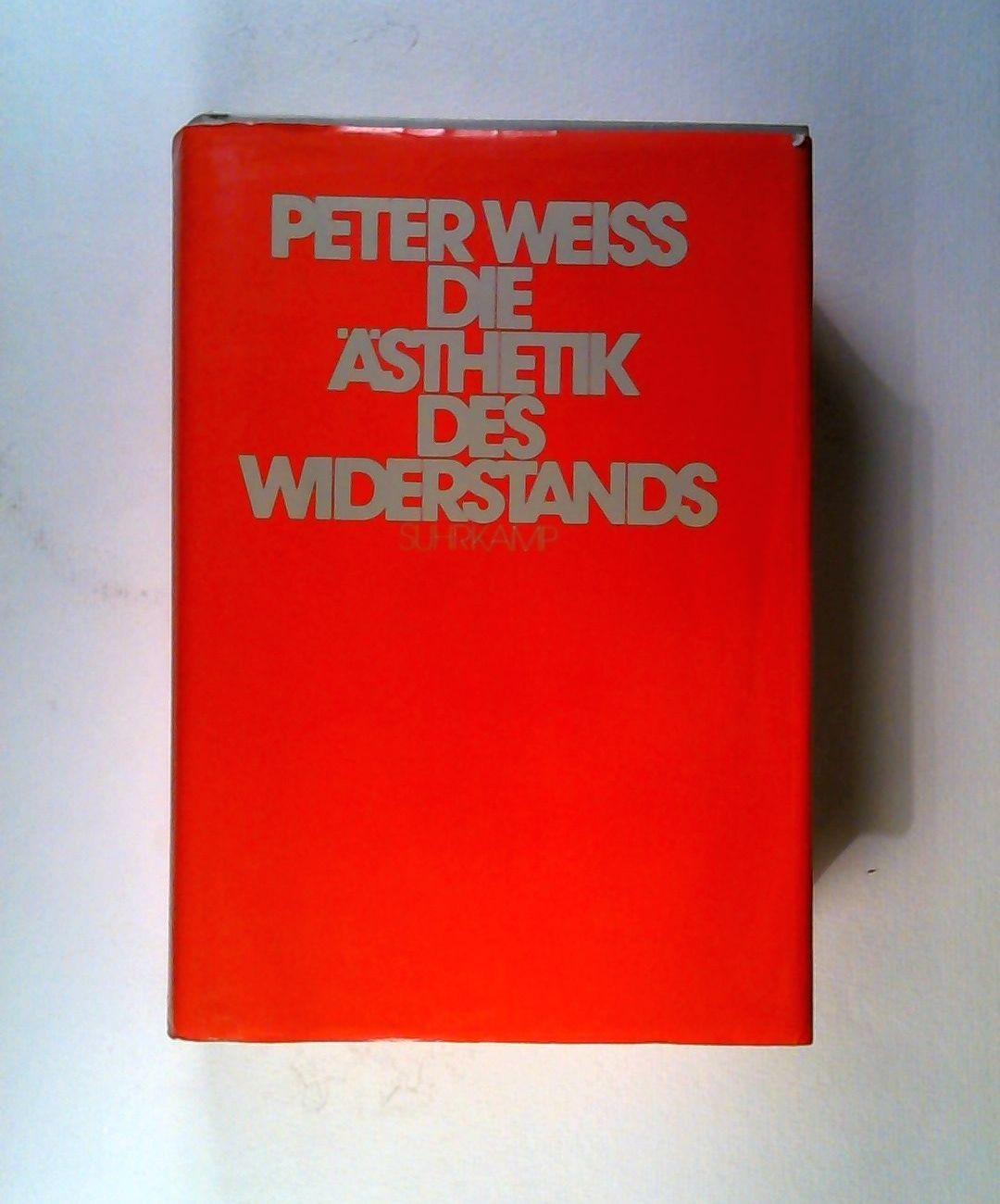 die aesthetik des widerstands von peter weiss - ZVAB