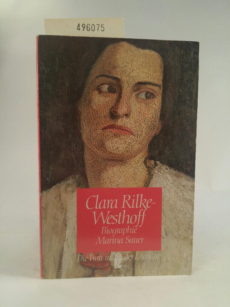 clara rilke westhoff von marina sauer - ZVAB