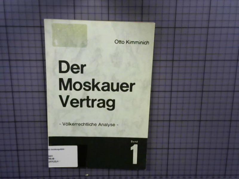 der moskauer vertrag vom von kimminich - ZVAB