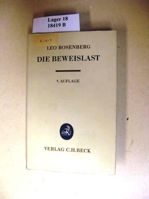 rosenberg leo - ZVAB