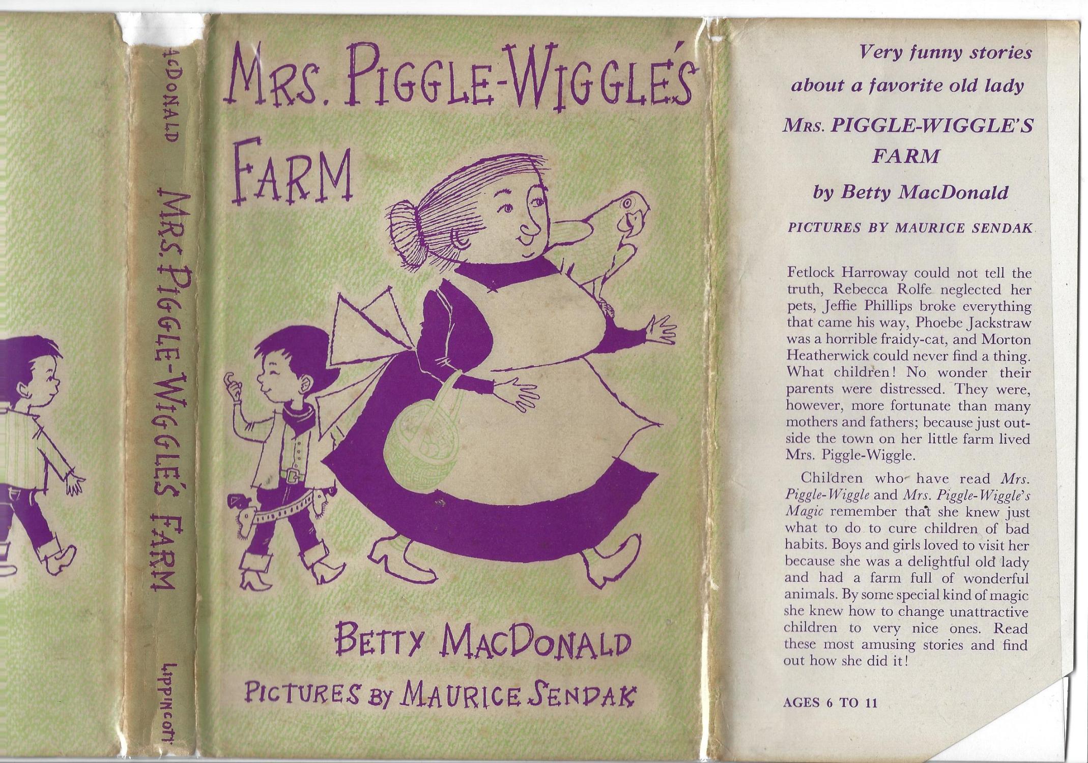 Mrs. Piggle-Wiggle's Farm by MacDonald, Betty: Very Good+ Cloth (1954 ...