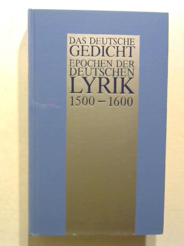 epochen der deutschen lyrik von killy - ZVAB