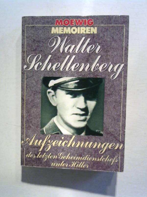 aufzeichnungen von walter schellenberg - ZVAB