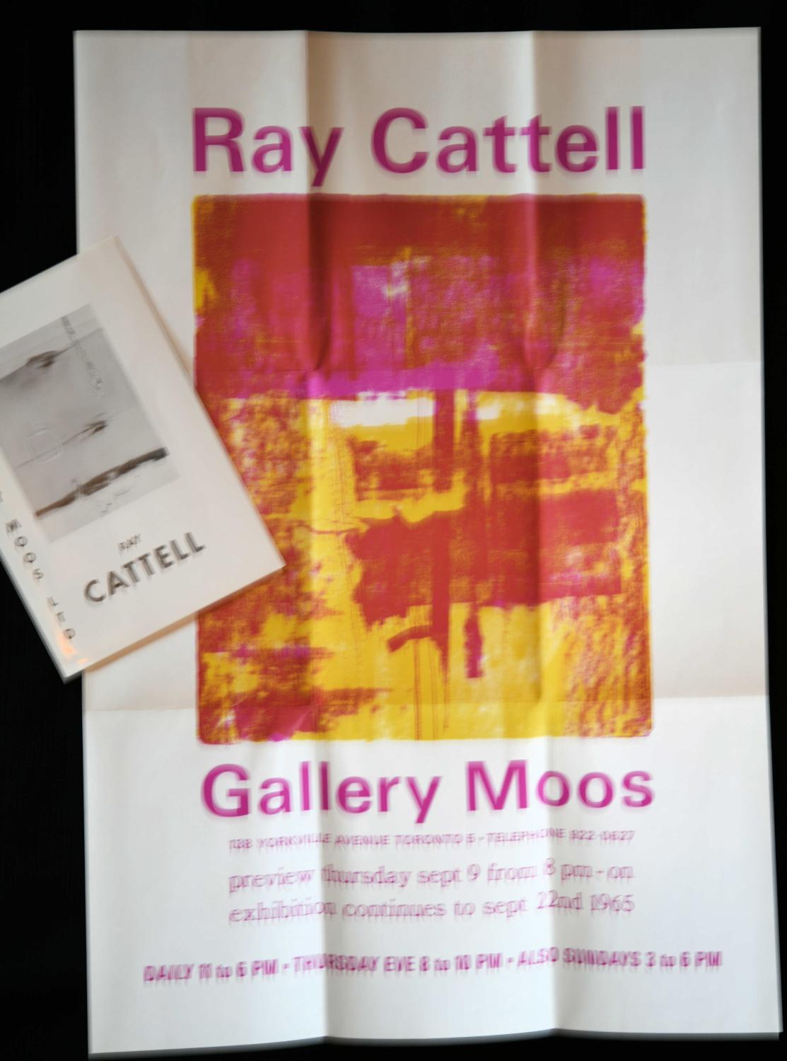 Ray Cattell Gallery Moos 1965 Exhibition poster: (1965) Manuscript ...