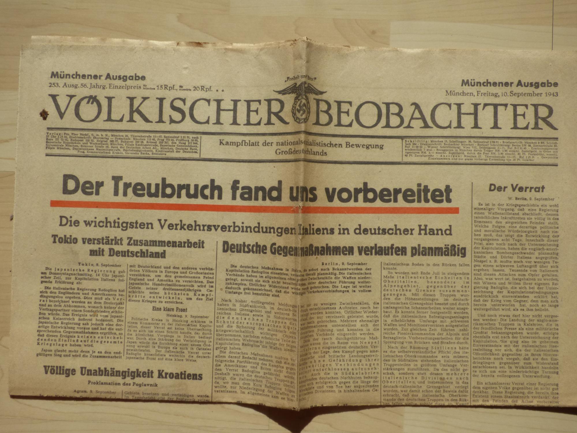 völkischer beobachter - ZVAB