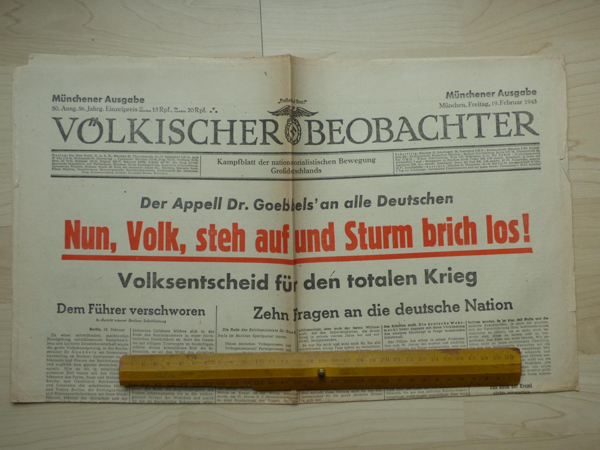 völkischer beobachter - ZVAB