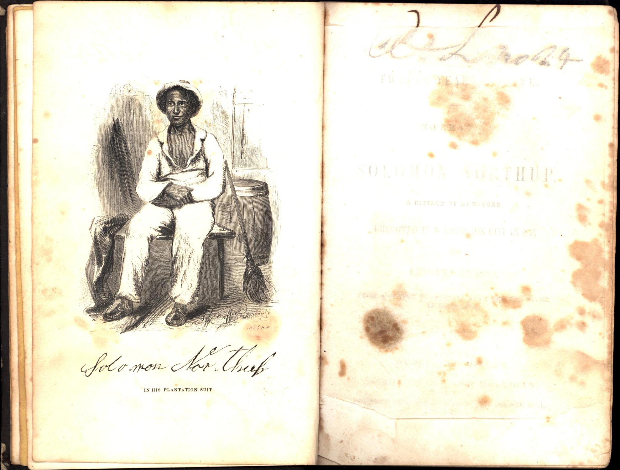 Twelve Years A Slave. / Narrative of Solomon Northup, A Citizen of New ...