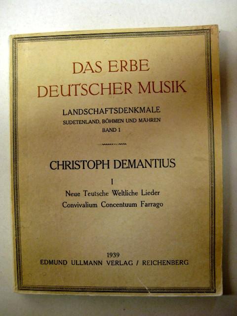 christoph demantius - ZVAB