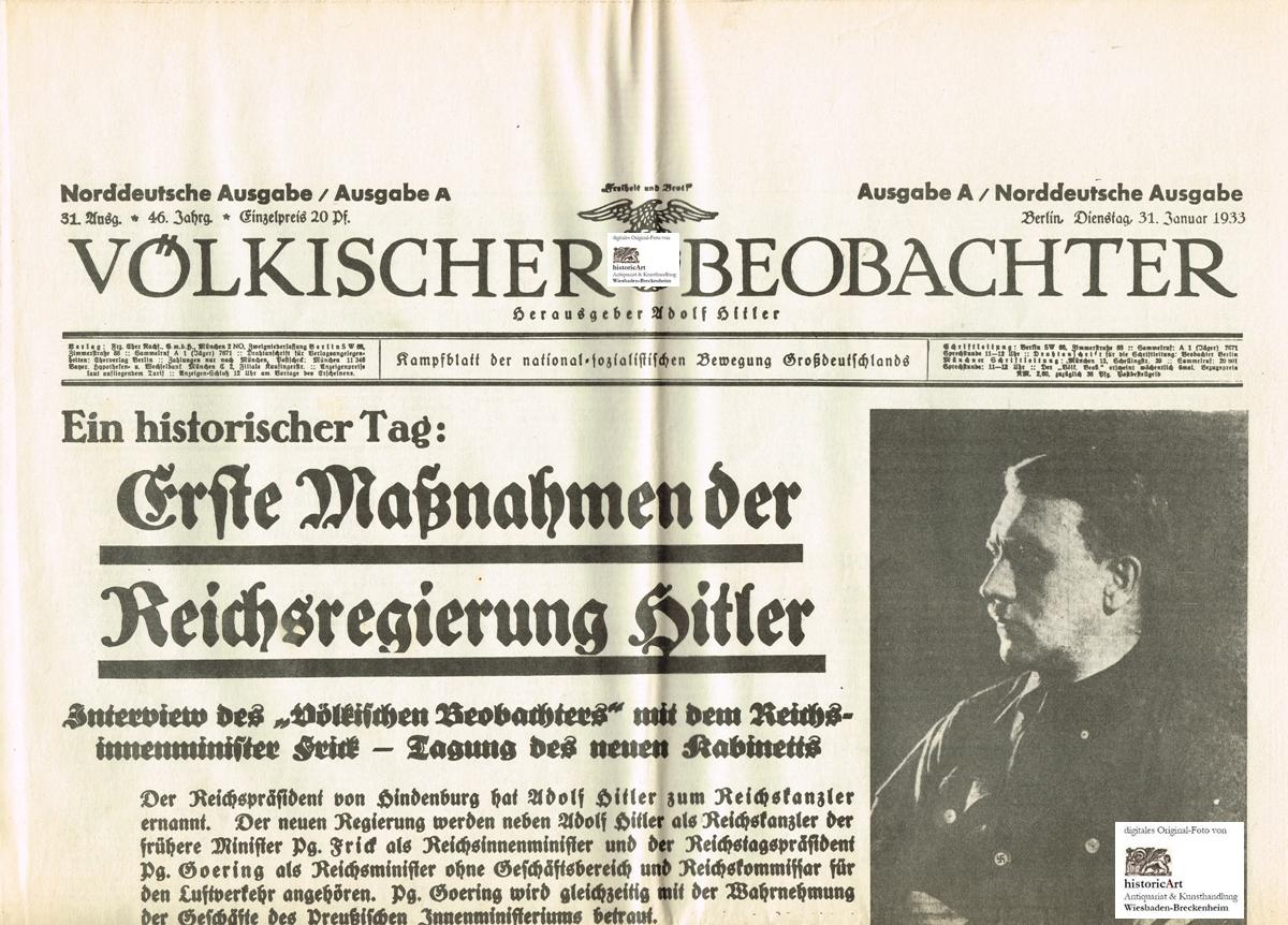 voelkischer beobachter norddeutsche ausgabe - ZVAB