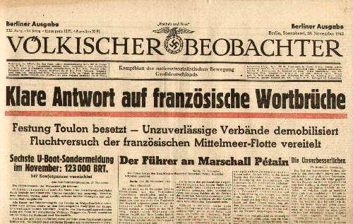 voelkischer beobachter - ZVAB