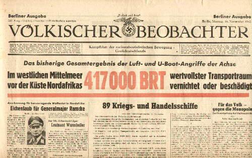 voelkischer beobachter - ZVAB