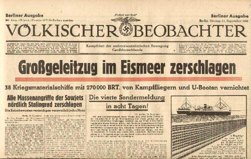 voelkischer beobachter - ZVAB