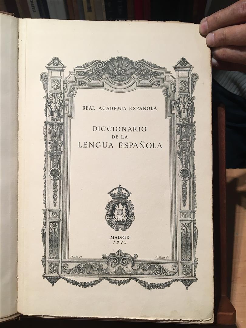 Diccionario De La Lengua EspaÑola De Real Academia Española Ed Calpe