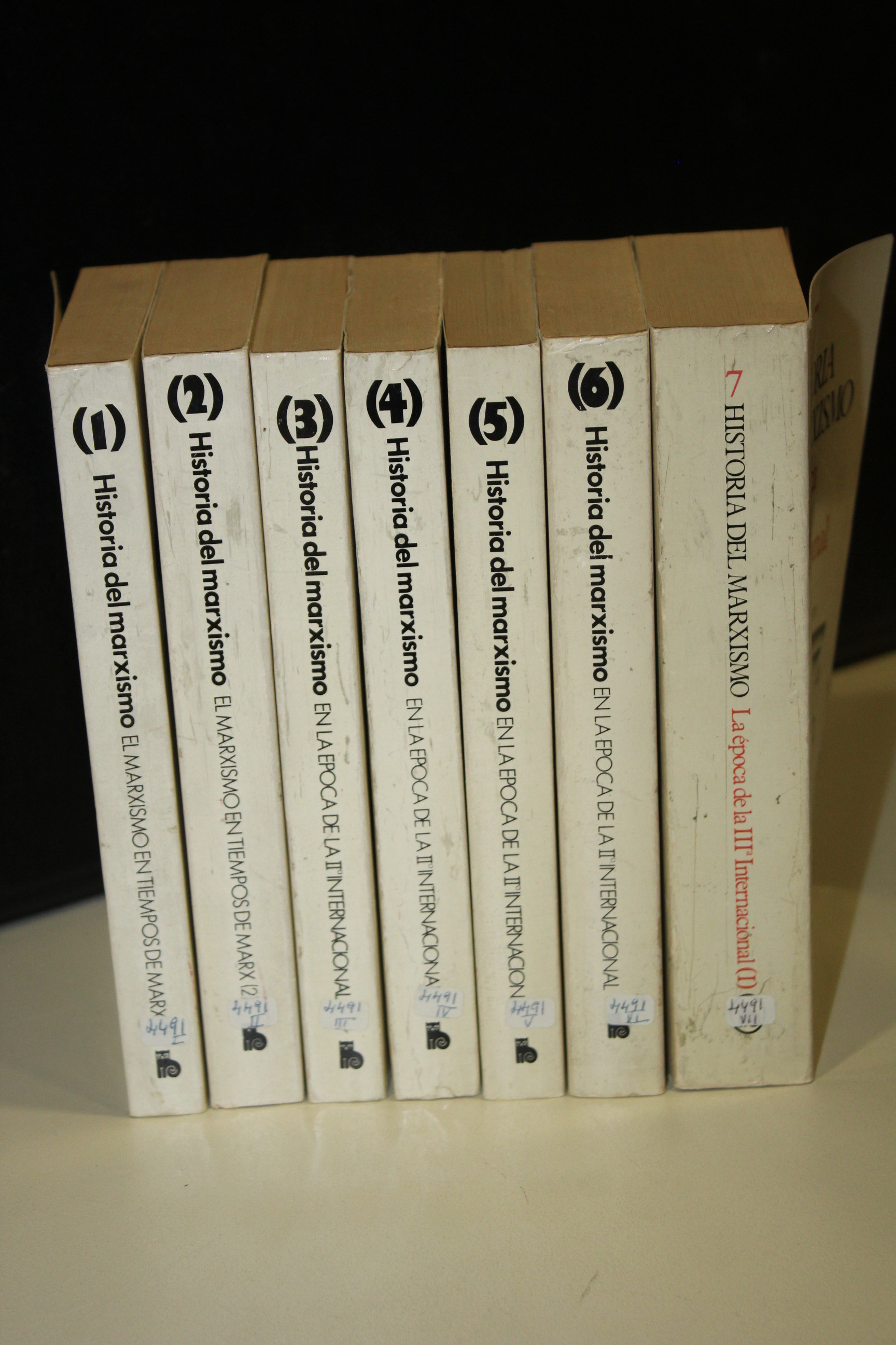 Historia del marxismo.- 7 tomos.- Bruguera. Dirigida por Eric J ...