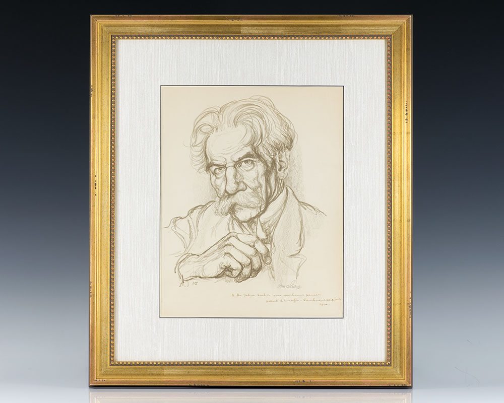 Albert Schweitzer Signed Lithograph. by Schweitzer, Albert; Artist ...