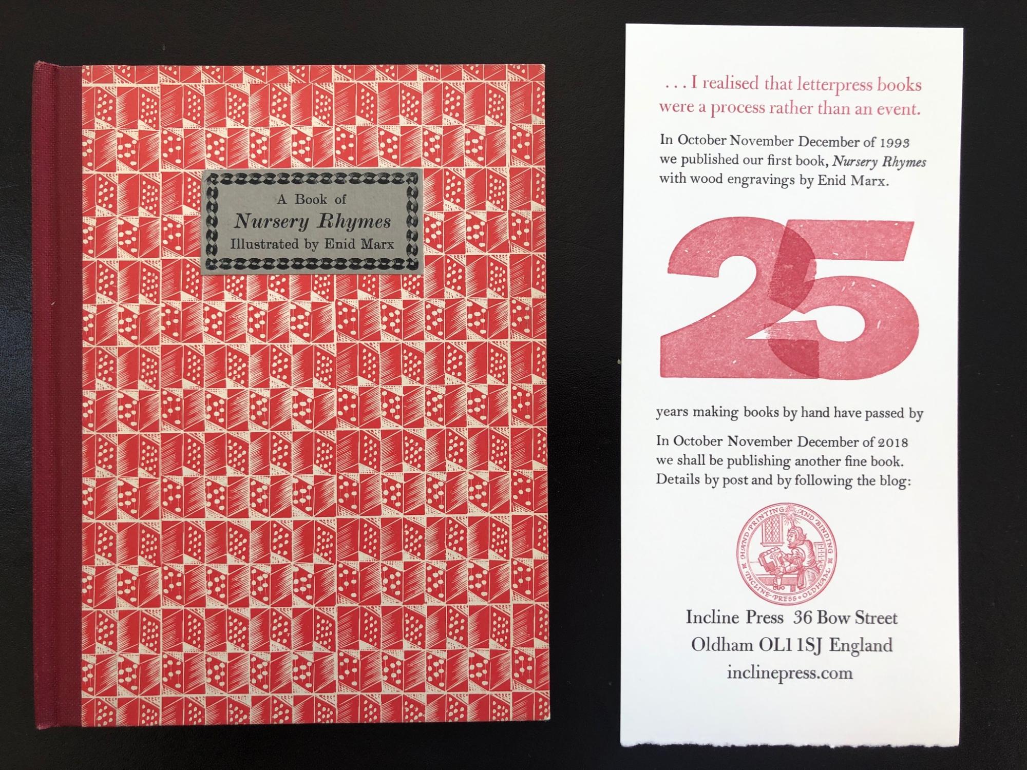 A Book Of Nursery Rhymes Illustrated By Enid Marx : The Limited Edition ...