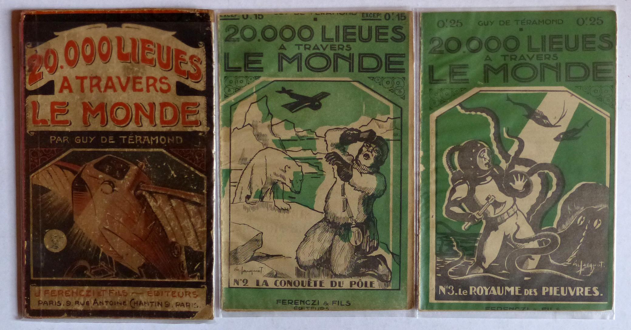 20.000 lieues à travers le monde [complet en 25 n°] Téramond, Guy de ...