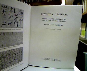 egyptian grammar von gardiner - ZVAB