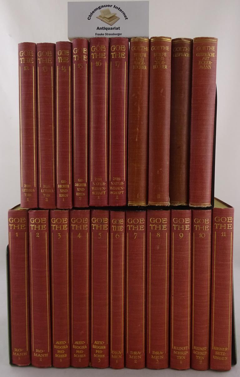 goethes saemtliche werke in von goethe - ZVAB