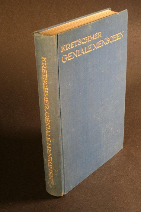 geniale menschen von ernst kretschmer - ZVAB