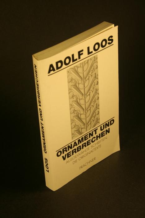 adolf loos ornament und verbrechen - ZVAB