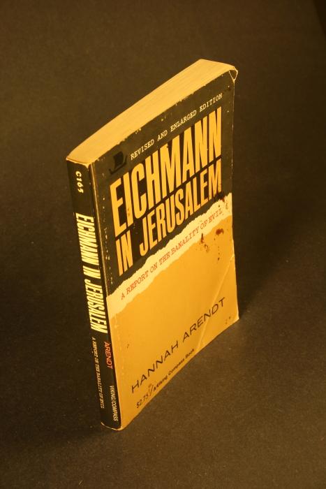 eichmann in jerusalem ein von hannah arendt - ZVAB