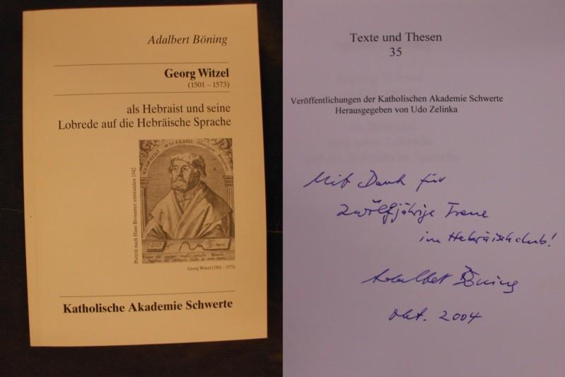 georg witzel 1501 1573 von boening - ZVAB