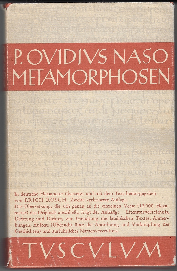 metamorphoses von ovidius naso - ZVAB
