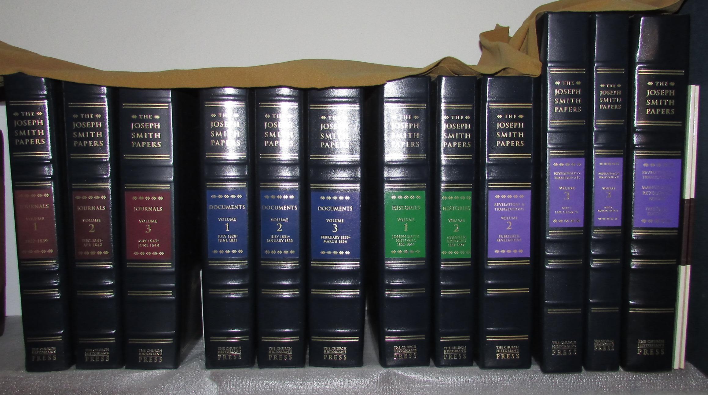 LEATHER-BOUND LIMITED EDITIONS -- 12 volumes Joseph Smith Papers | Barnebys