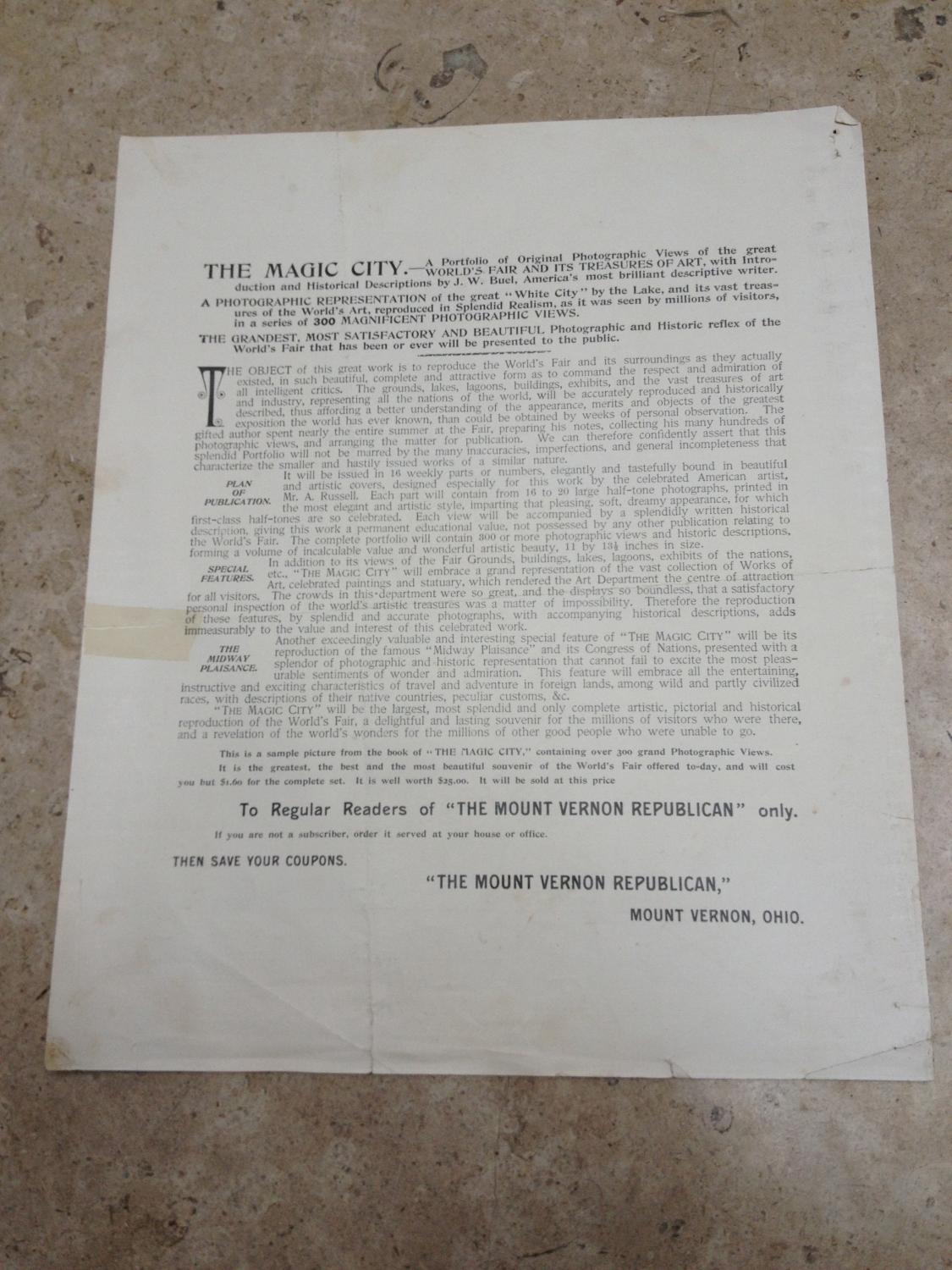 Sample Picture from "The Magic City" (A Portfolio of 300 Photos of the ...