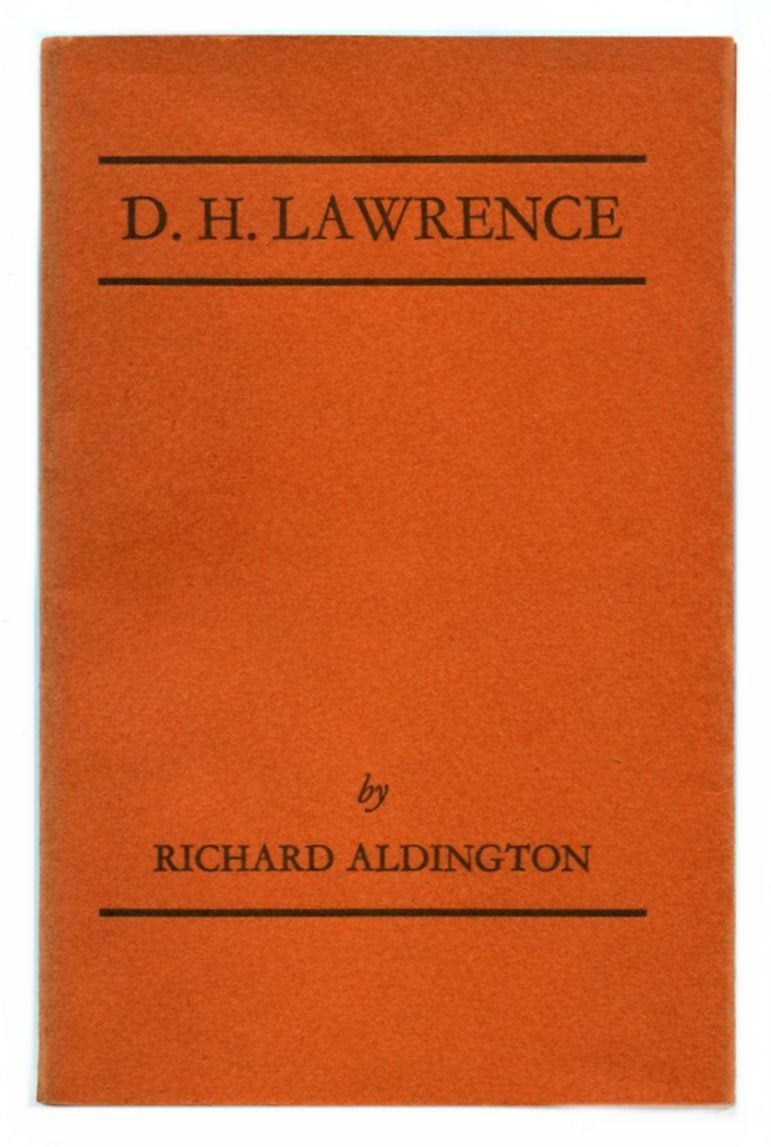 D. H. LAWRENCE by Lawrence, D. H.): (1930) Signed by Author(s) | Quill ...