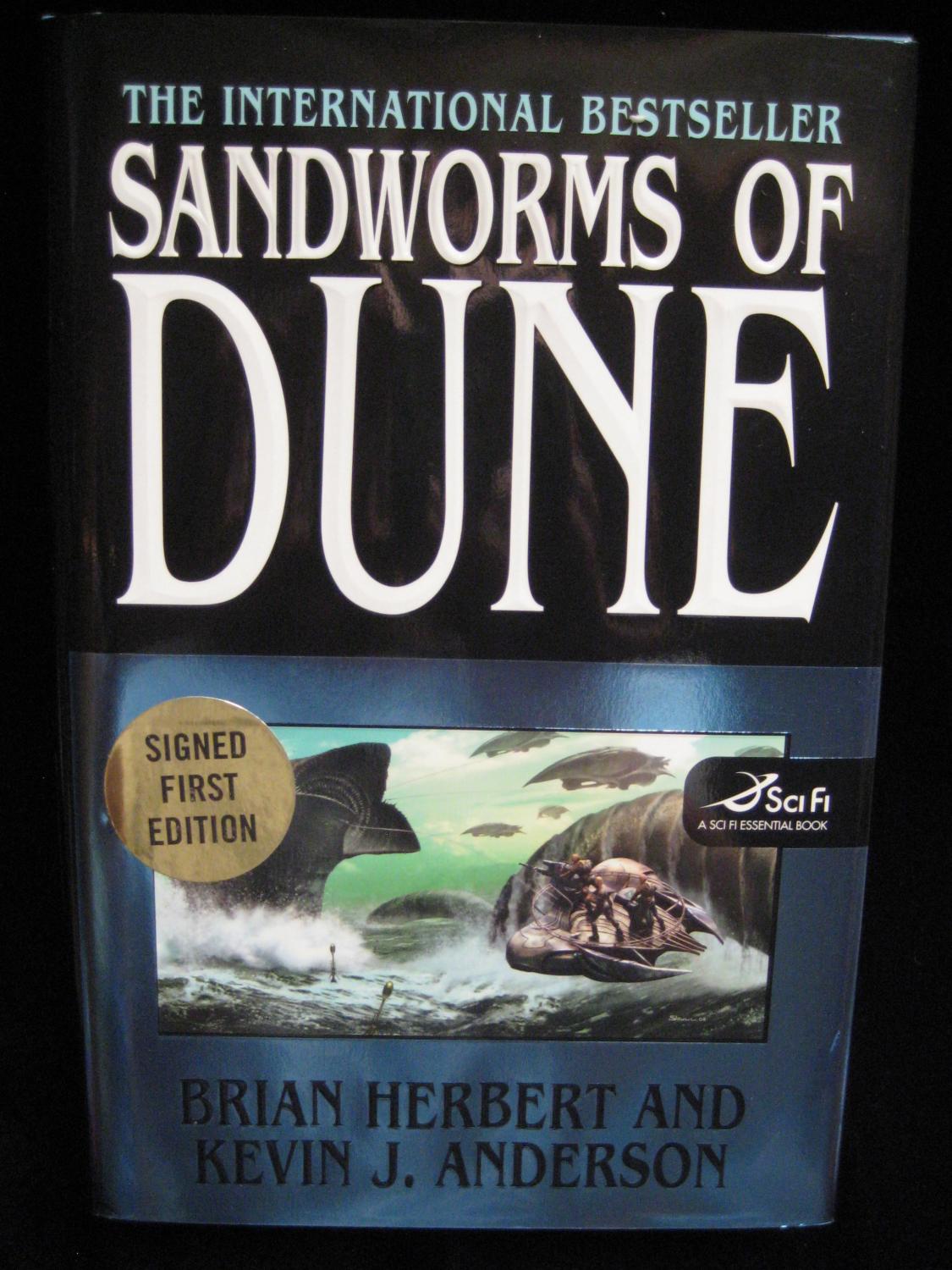 SANDWORMS OF DUNE by Herbert, Brian and Anderson, Kevin J.;: Very Fine ...