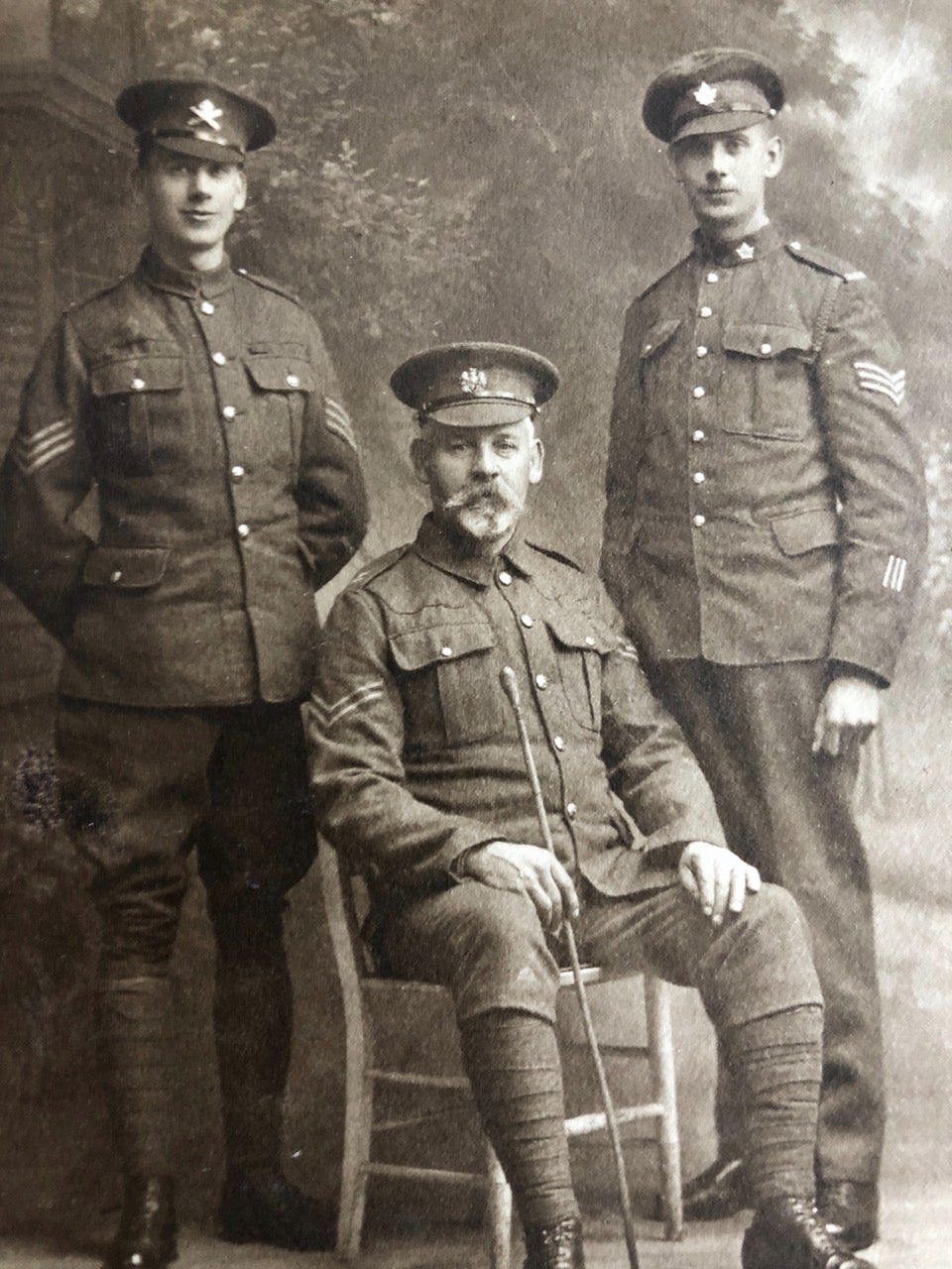 WWI Canadian CEF Machine Gun Corps MGC Photo by [WW1]: Very Good No ...