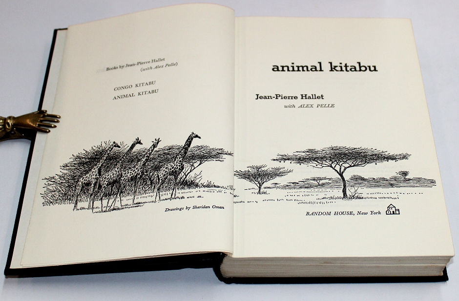 animal kitabu. by HALLET, Jean-Pierre.: Hardcover (1967) 1st Edition ...