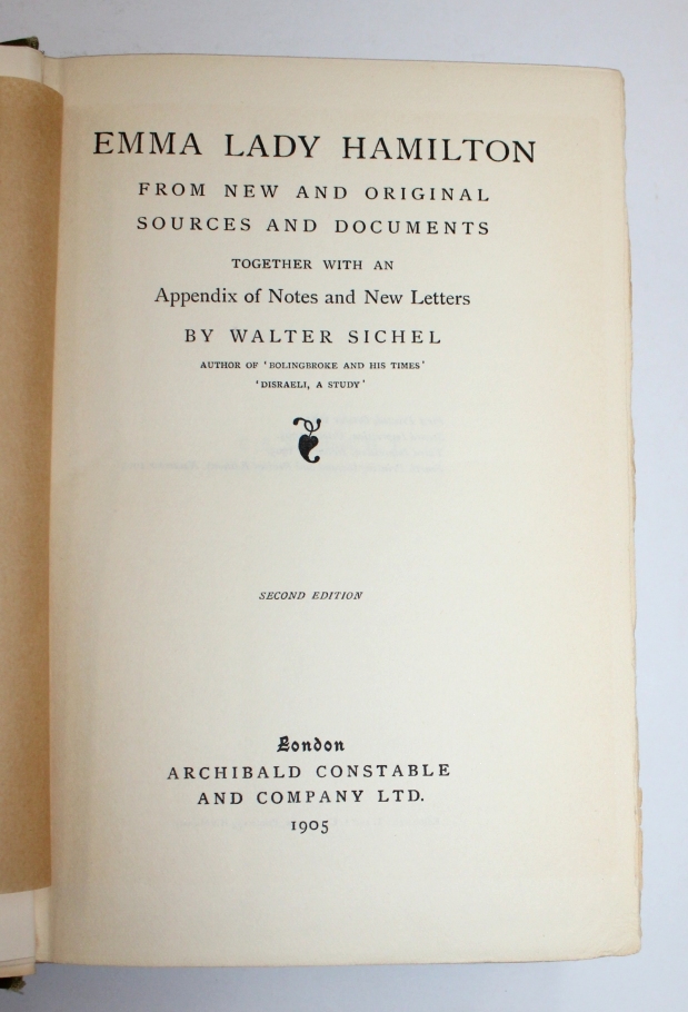 Emma Lady Hamilton From New and Original Sources and Documents Together ...