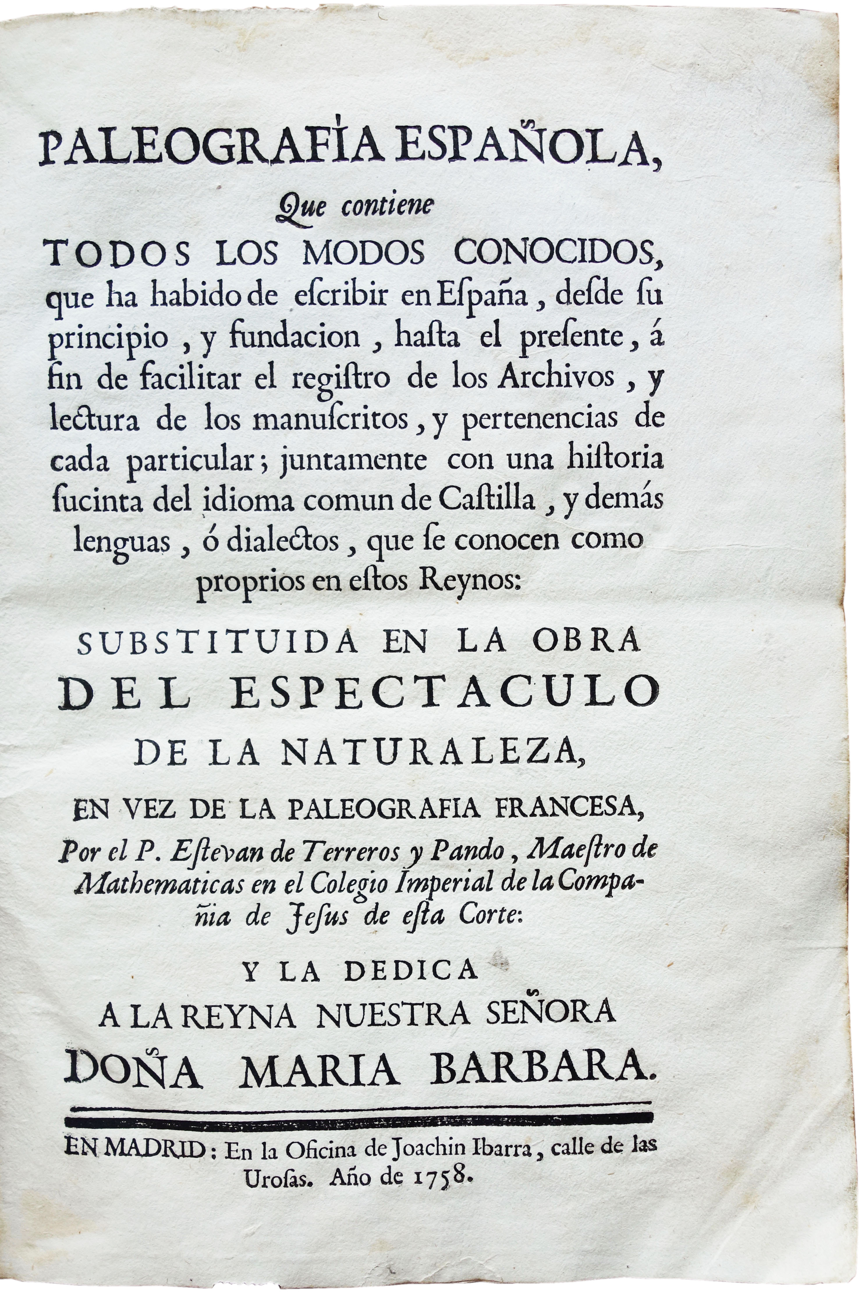 Paleografía española: que contiene todos los modos conocidos, que ha ...