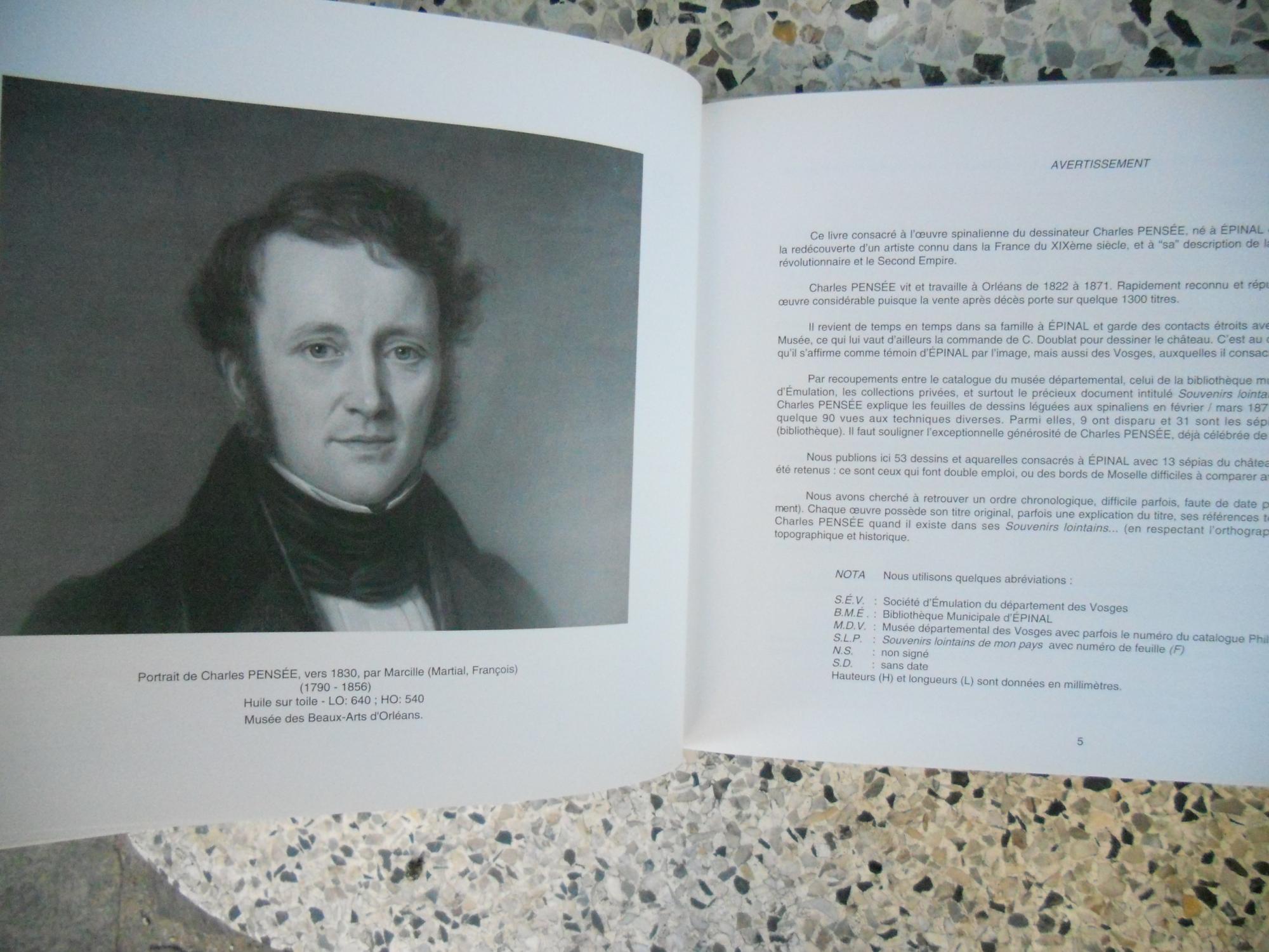 Charles Pensee , temoin d'Epinal by Dominique Blum-Passetemps et ...