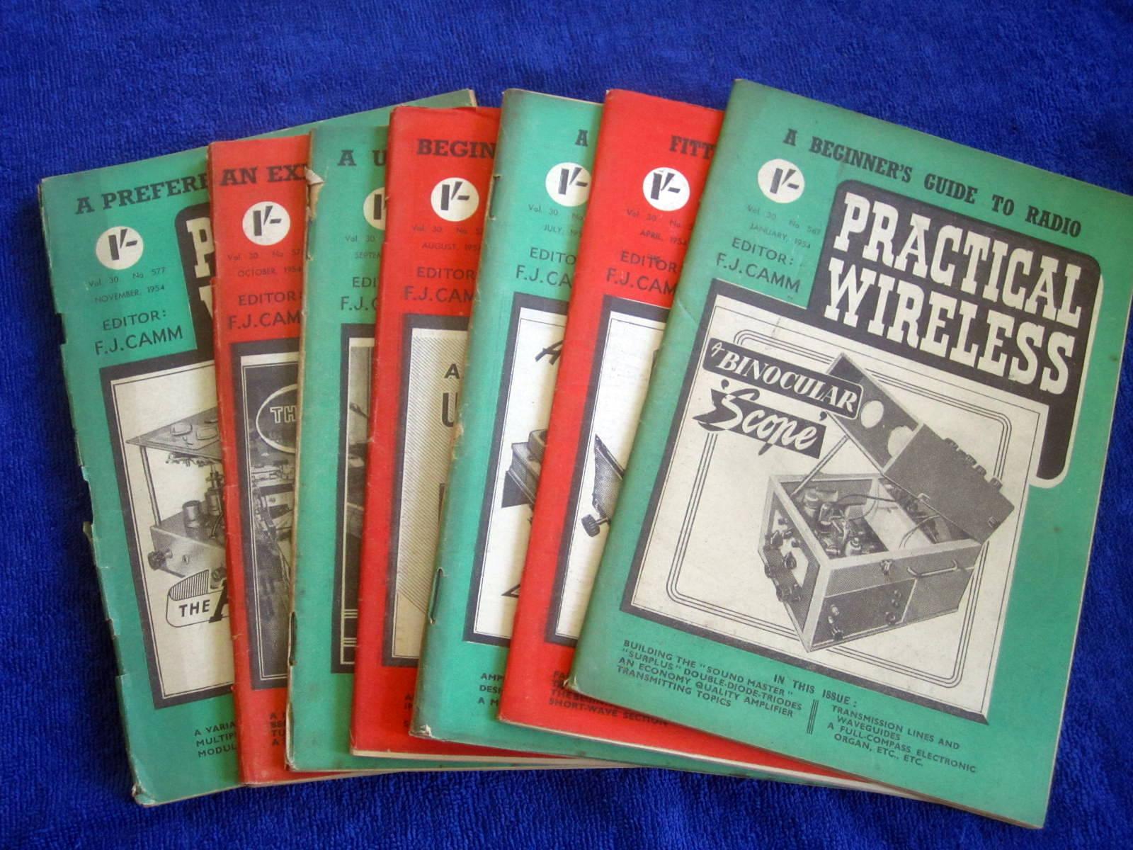Practical Wireless. 1954, Jan, April, July,Aug,Sept, or Oct,. Price is ...