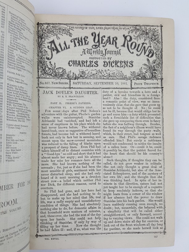 All the Year Round. A Weekly Journal conducted by Charles Dickens ...