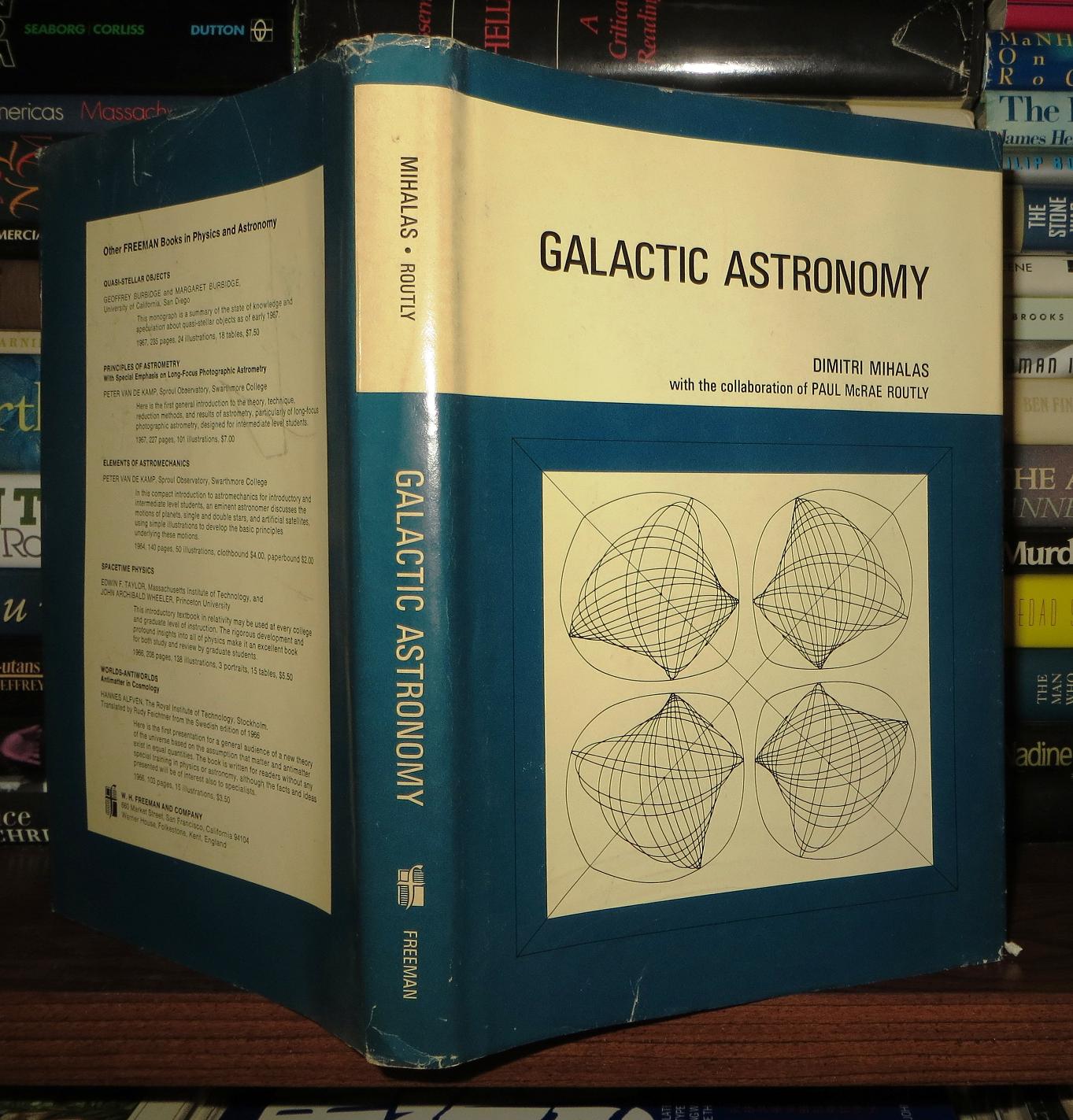 GALACTIC ASTRONOMY by Mihalas, Dimitri: Hardcover (1968) First Edition; First Printing. | Rare ...