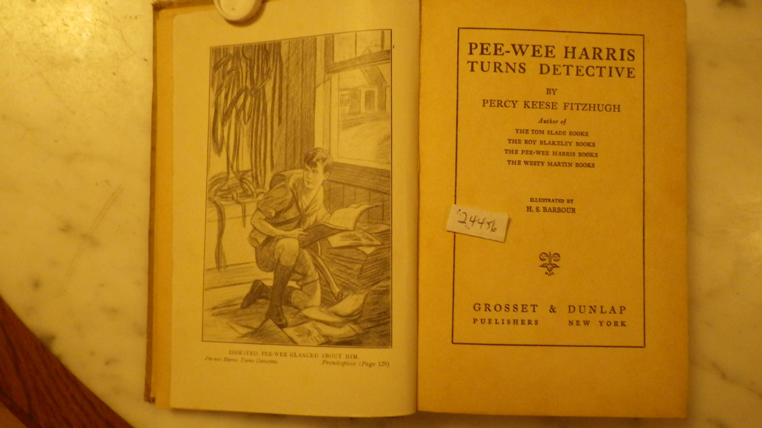 Pee-Wee Harris Turns Detective By Fitzhugh, SERIES #13, LAST Volume In ...