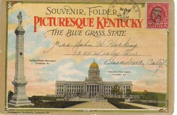 Picturesque Kentucky Postcard Book by The Kyle Co. (Publisher): Very ...