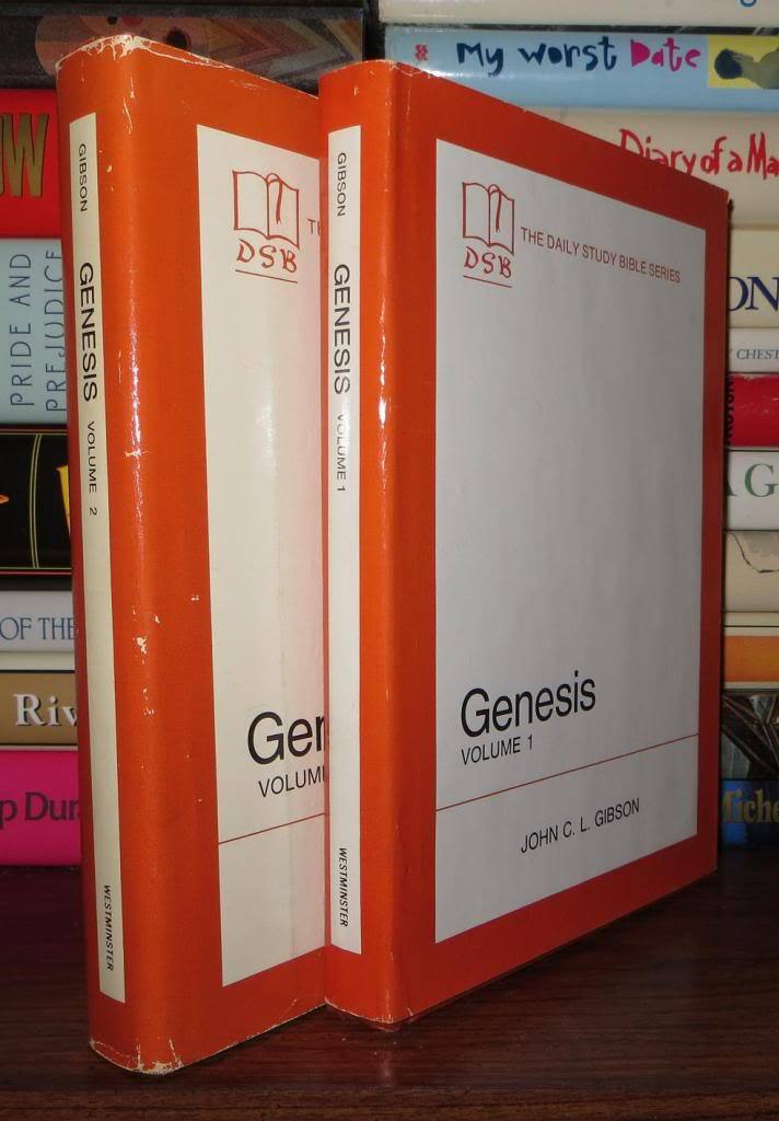 GENESIS Volume 1 & 2 Daily Study Bible Series by Gibson, John C. L ...