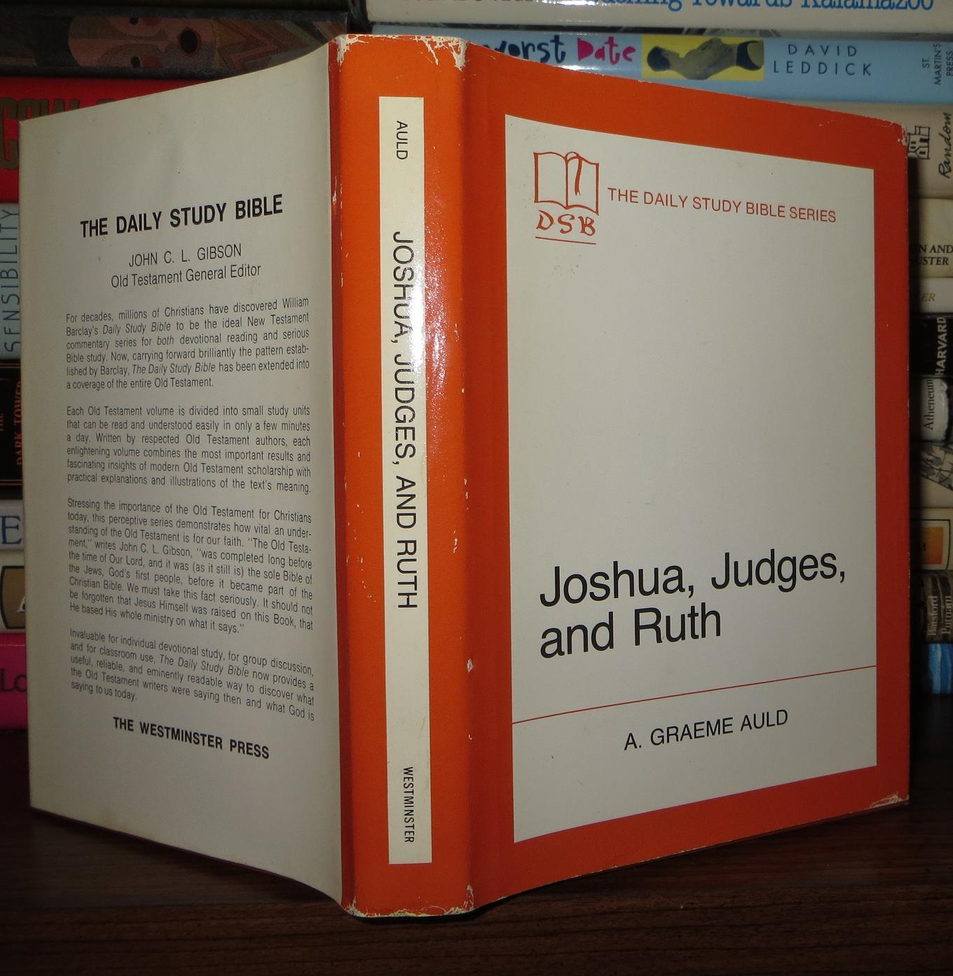 JOSHUA, JUDGES, AND RUTH Daily Study Bible by Auld, A. Graeme & John C ...