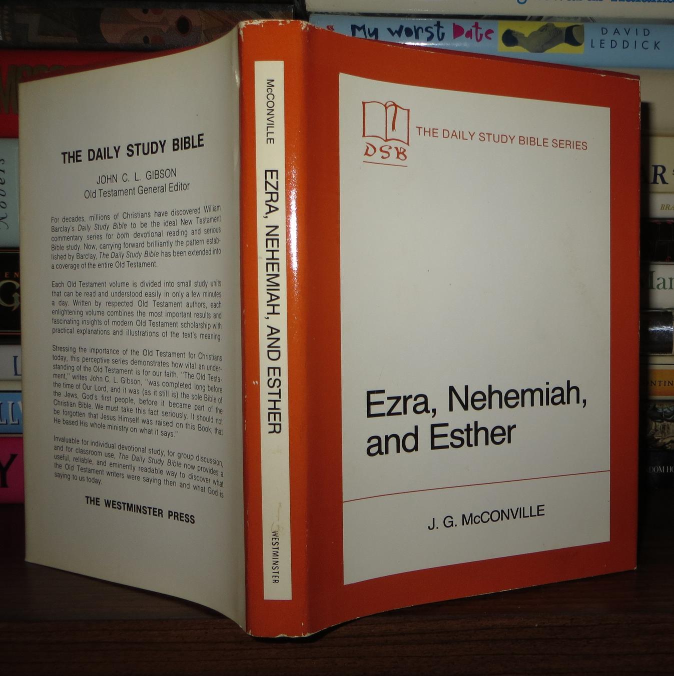EZRA, NEHEMIAH, AND ESTHER Daily Study Bible by McConville, J. Gordon ...