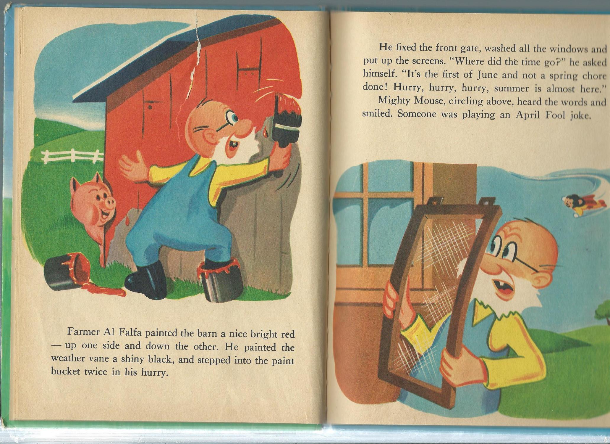 A JOKE ON FARMER AL FALFA by Newall, Crosby / illust.by Gershen, Ira ...